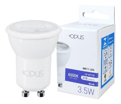 Lâmpada Led Mr11 3.5w Bivolt Gu10 Branco Frio 6500K - OPUS - Lâmpada ...