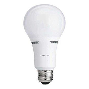 Lâmpada LED Philips de 3 vias A21 Frosted 22-16-8W, pacote com 1 ...