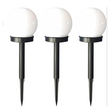 Lâmpada LED Solar para Jardim - Impermeável - Kit com 3 Unidades ...
