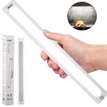 Lâmpada Luminária Barra LED 3 Modos de Luz C/ Suporte Imã P/ Armario ...