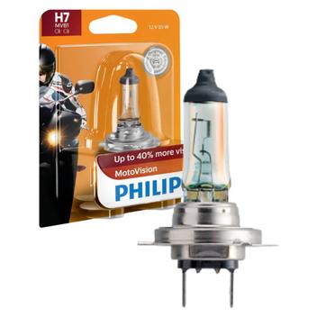 Lâmpada philips moto vision h7 +40% 55w 12v unitária - Lâmpadas para ...