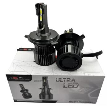 Lâmpada Ultra Led asx h4 h27 70w 10000 lúmens com Cooler 6000 Kelvin ...