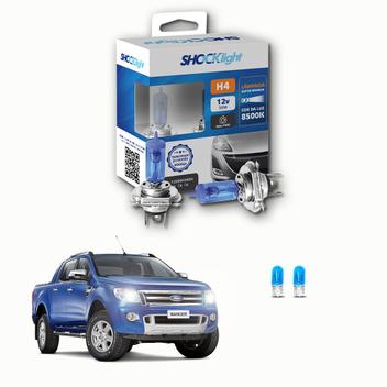 Lâmpadas Super Brancas Farol Ford Ranger H4 8500k - SHOCKLIGHT ...