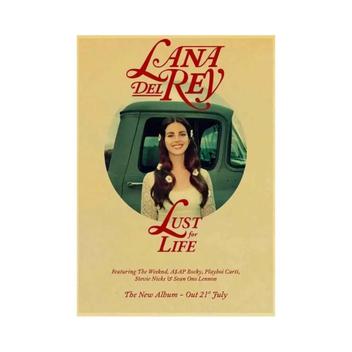 Lana Del Rey Arte De Parede Poster Canvas Álbum De Música Rapper Hip ...