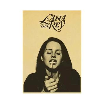 Lana Del Rey Pôster De Arte De Parede Em Tela Álbum De Música Rapper ...