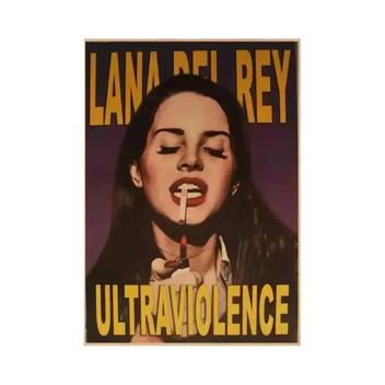 Lana Del Rey Pôster De Arte De Parede Em Tela Álbum De Música Rapper ...