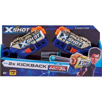 Lançador De Dardos X-Shot Com 2 Kicback Zuru - Modelo 36478 ...
