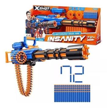 Lançador Xshot Insanity Motorizado Rage Fire 72 Dardos - Candide 5641 ...