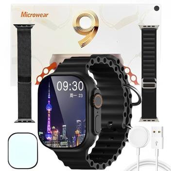 Lançamento Smartwatch Ultra 9 Max Series 9 Microwear 2024 Original + 2 ...