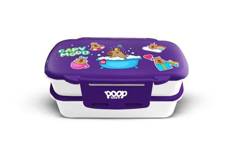 Lancheira Marmita Retangular Capy Mood - Poop Store - Porta lanche ...