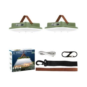 Lanterna De Acampamento LED Recarregável USB Inteligente Lâmpada De ...