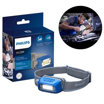 Lanterna de cabeça profissional led testeira recarregável philips ...