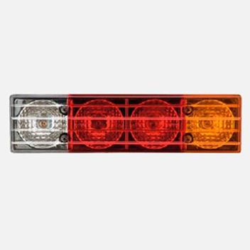 Lanterna traseira sem vigia tricolor mercedes benz ld lente sl077 ...