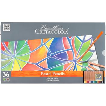Lápis de Cor Pastel Pencil Cretacolor 36 Cores - Kit para Desenho ...