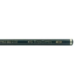 Lápis Faber Castell Grafite Preto Castell 9000 3B - Faber-castell ...