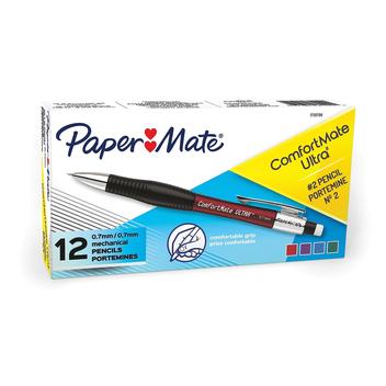 Lápis mecânicos Paper Mate Comfort Mate Ultra 0,7 mm 12 - Material ...