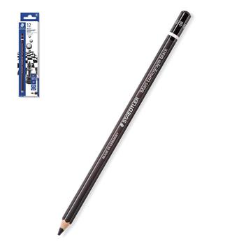 Lápis Preto 4B Staedtler Sextavado Mars Lumograph Com 12 - Lápis ...