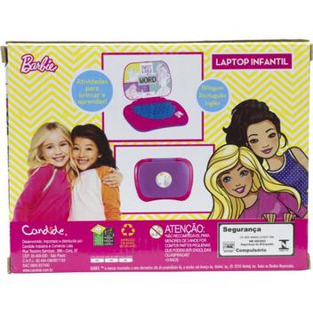 Laptop Infantil Barbie Musical - Candide - Laptop / Notebook Infantil ...