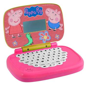Laptop Infantil Eletrônico - Bilíngue - Peppa Pig - Candide - Laptop ...