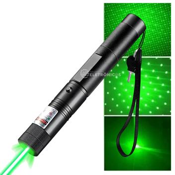 Laser Verde 7500mw Alta Potência, Alcance de 1000m e Bateria ...