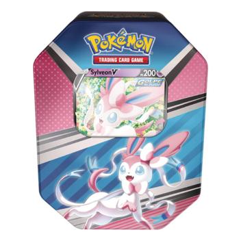 Lata Pokémon Cards Heróis V Sylveon - Copag - Deck de Cartas - Magazine ...