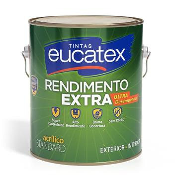 Latex acr.eucatex rend.extra 3.6l flamin - Tinta para Parede / Madeira ...