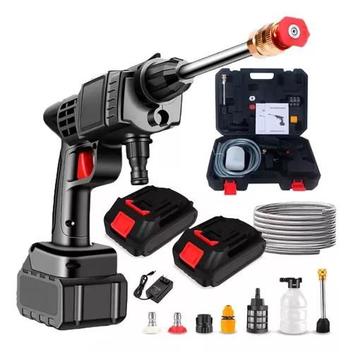 Lava Jato Portátil Alta Pressão Recarregável Com 2 Baterias - j.bella ...