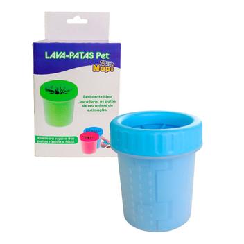 Lava-Patas para Cachorros Médios Azul - Napi - Escova Rasqueadeira Pet ...