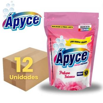 Lava Roupas Líquido Ápyce Limpeza Profunda CAIXA 800ML 12UN - Detergente - Magazine Luiza