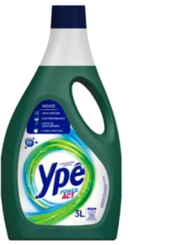 Lava roupas líquido ypê power act frasco 3l - ype - Sabão Líquido ...
