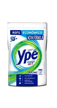 Lava Roupas Líquido Ypê Power Act Refil 900 ml - Detergente - Magazine ...