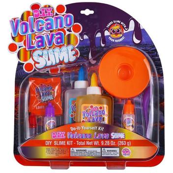 Lava Slime World Kit Yoyo Diy Volcano - Vila Brasil - Slime / Amoeba ...