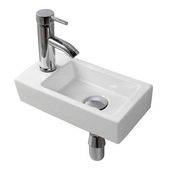 Lavat rio Suspenso Cer mica XIFIRY Pequeno E Compacto Branco
