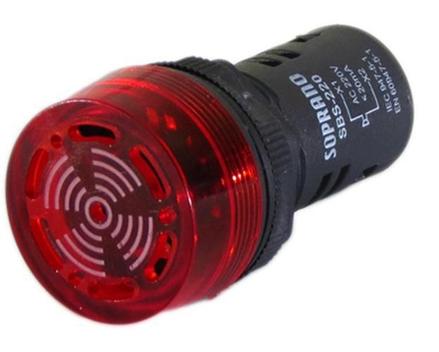 Led Buzzer Sinaleiro Soprano -Alarme Áudio Visual-220V - Avant ...
