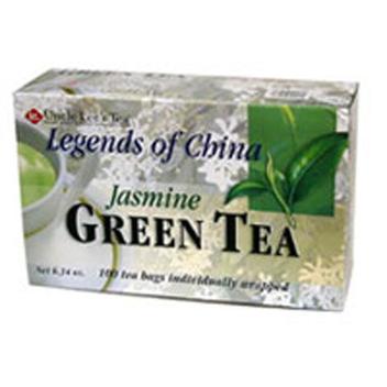 Legends Of China Green Tea Jasmine, 100 saquinhos de chá Uncle Lees ...