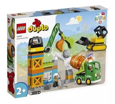 Lego 10990 Duplo - Canteiro De Obras Com Escavadeira, Guindaste e ...