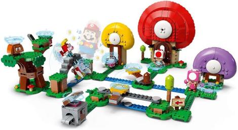 Lego 71368 Super Mario Caça ao Tesouro do Toad 464 peças - Brinquedos ...