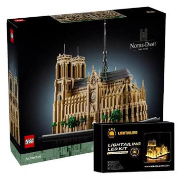 Lego Architecture Notre Dame de Paris com Kit de LED - 21061 - Blocos ...