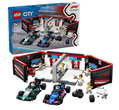 Lego City Garagem F1 e Carros Mercedes-AMG e Alpine 60444 - Blocos de ...