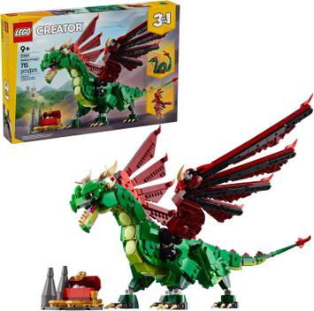 Lego creator 3 em 1 - dragão medieval 31161 - Brinquedos de Montar e ...