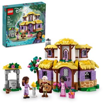 LEGO Disney: Chalé da Asha 43231, 509 Peças, Colecionável - Blocos de ...