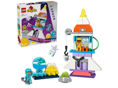 LEGO Duplo Aventura no Ônibus Espacial 3 em 1 - 10422 58 Peças - Blocos ...