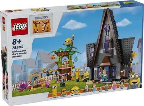 Lego Meu Malvado Favorito 4 Minions E A Mansão Da Família Gru 75583 ...