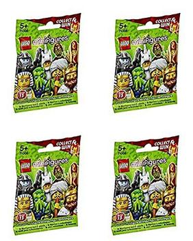 LEGO Minifigures Series 13 - Conjunto Aleatório de 4 Pacotes (71008 ...