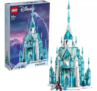 Lego O Castelo De Gelo Frozen Disney 1709 Peças - 43197 - Brinquedos de ...