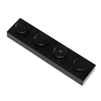 LEGO Peças: 1x4 Placa x100 Preta - Blocos de Montar - Magazine Luiza