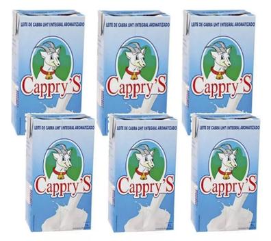 Leite De Cabra Uht Capprys Cálcio Integral 1 Litro - 6 Unids - Cappry's ...