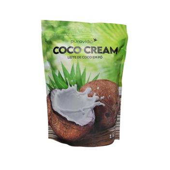 Leite De Coco Em Pó Coco Cream Pura Vida Importado 1 Kg - Leite de Coco ...