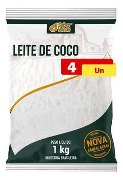 Leite de Coco em Pó Vegano 4 X 1kg Sabor Verde - Leite de Coco ...