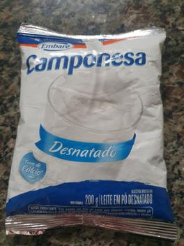 Leite em pó desnatado 200 gr Camponesa - Embaré - Leite em Pó ...